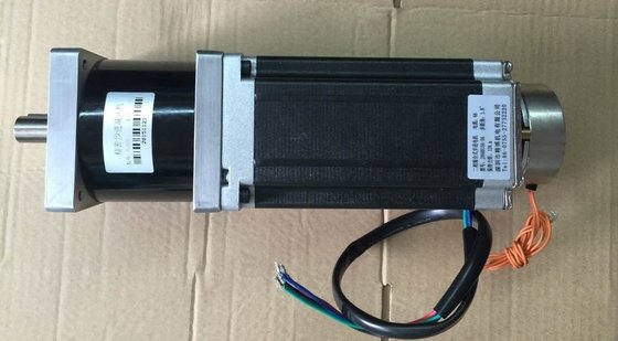 China NEMA34 Planetary geared stepper motor with brake supplier