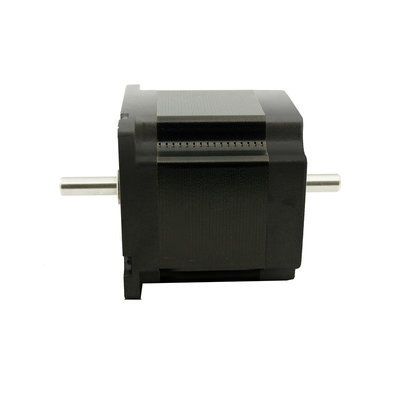 4wires double shaft NEMA23 stepper motor 1.3N.m(186oz-in) motor length 56mm shaft diameter 6.35/8.0mm 3.0A supplier